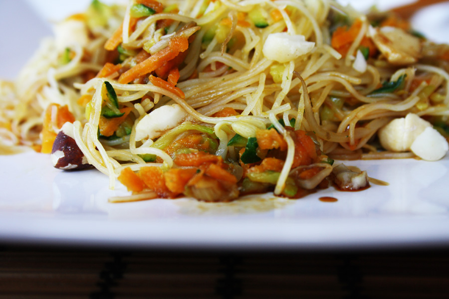 Ricetta Spaghetti di Riso con Verdure - Confoodential.it